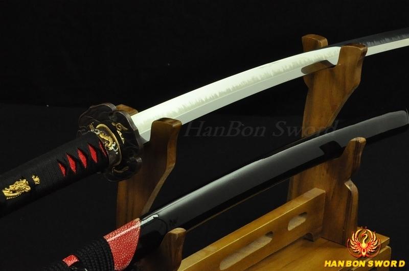 Full Tang Blade Samurai Sword Japanese Katana Swords Advanced Grinding ...